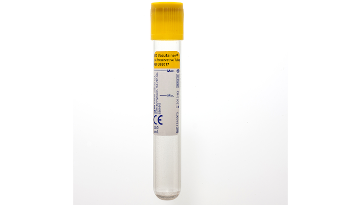 Bulk tube: Plus plastic round-bottom tube with preservative for ...