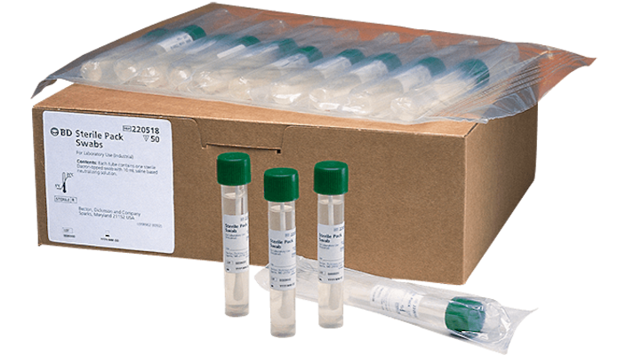 BD sterile pack swab for environmental monitoring - 220518 | BD