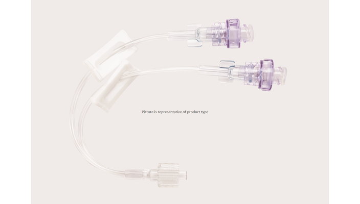 BD Q-Syte™ needle-free connector with 15cm (6 in.) small bore bi ...