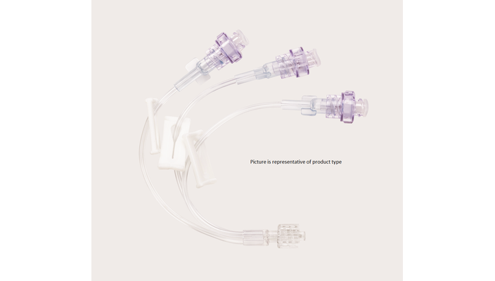 BD Q-Syte™ needle-free connector with 15cm (6 in.) small bore tri ...