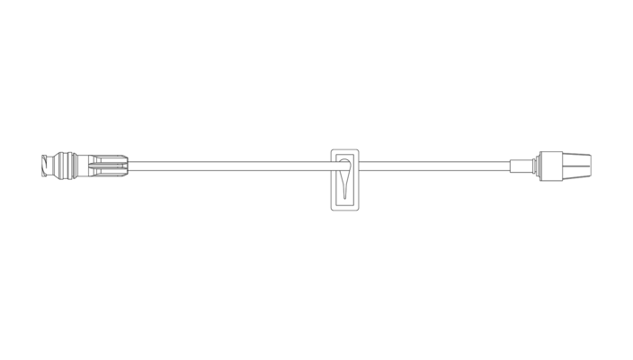 SmartSite™ extension set, 1 SmartSite™ needle-free connector(s) slide ...