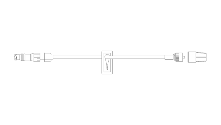 SmartSite™ extension set pressure rated smallbore, 1 removable ...