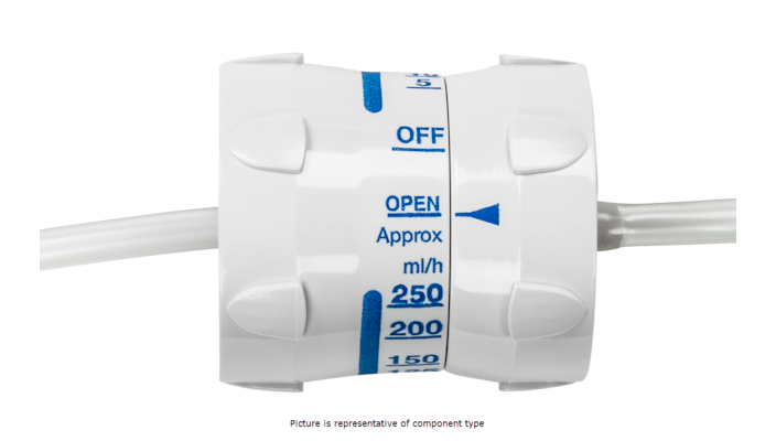 Extension set flow regulator slide clamp(s) 1 NAC-y needle-free valve(s ...