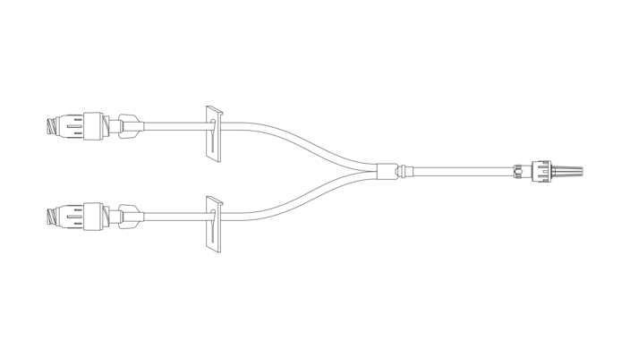MaxPlus™ Extension Set, Pressure Rated, MiniBore, Purple Striped ...