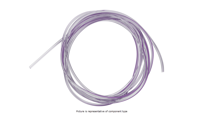 MaxPlus™ extension set, pressure rated, purple striped, 1 removable ...