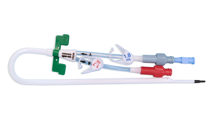 Niagara™ Curved Extension Acute Dual-Lumen Catheter Kit, 20 cm ...