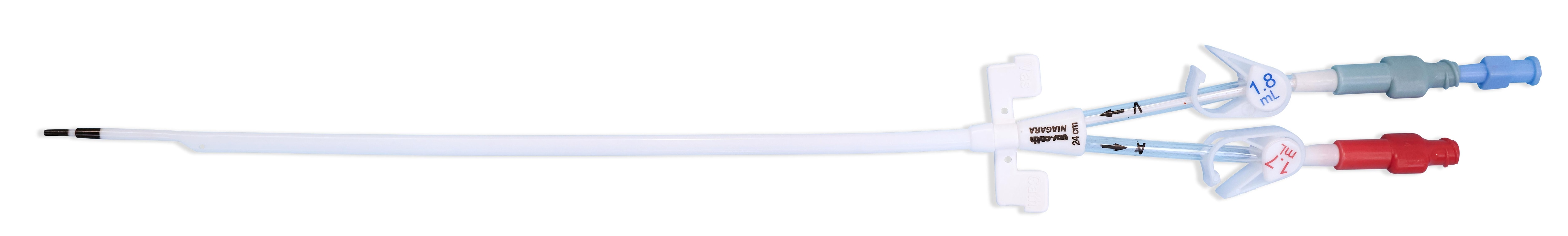 Niagara™ Straight Acute Dual-Lumen Catheter Kit, 24 cm Insertion Length ...