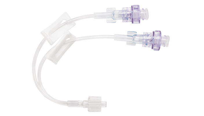 BD Q-Syte™ needle-free connector with 15cm (6 in.) small bore tri ...