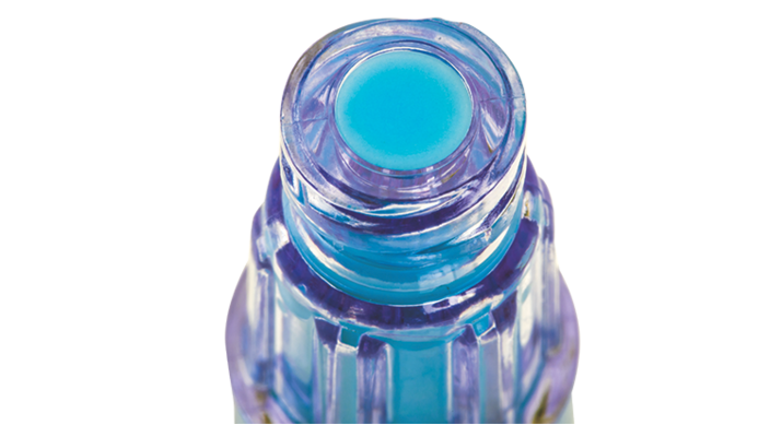 MaxZero™ zero reflux IV connector. Not made with DEHP. PV: 0.19mL ...