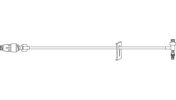 MaxZero™ Extension Set, Standard Bore, Pressure Rated, 1 Removable ...