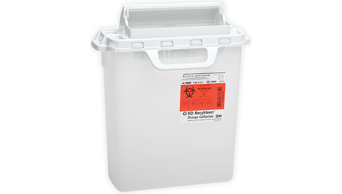 BD™ next generation patient / exam room sharps collector, 5.1L - 305517 ...